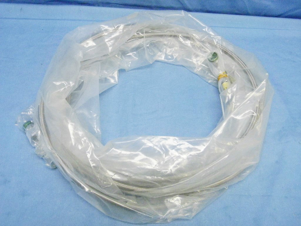 NEW Titeflex 11.5' Stainless Braided Hose w/Y40605-5 Flareless Fittings ...