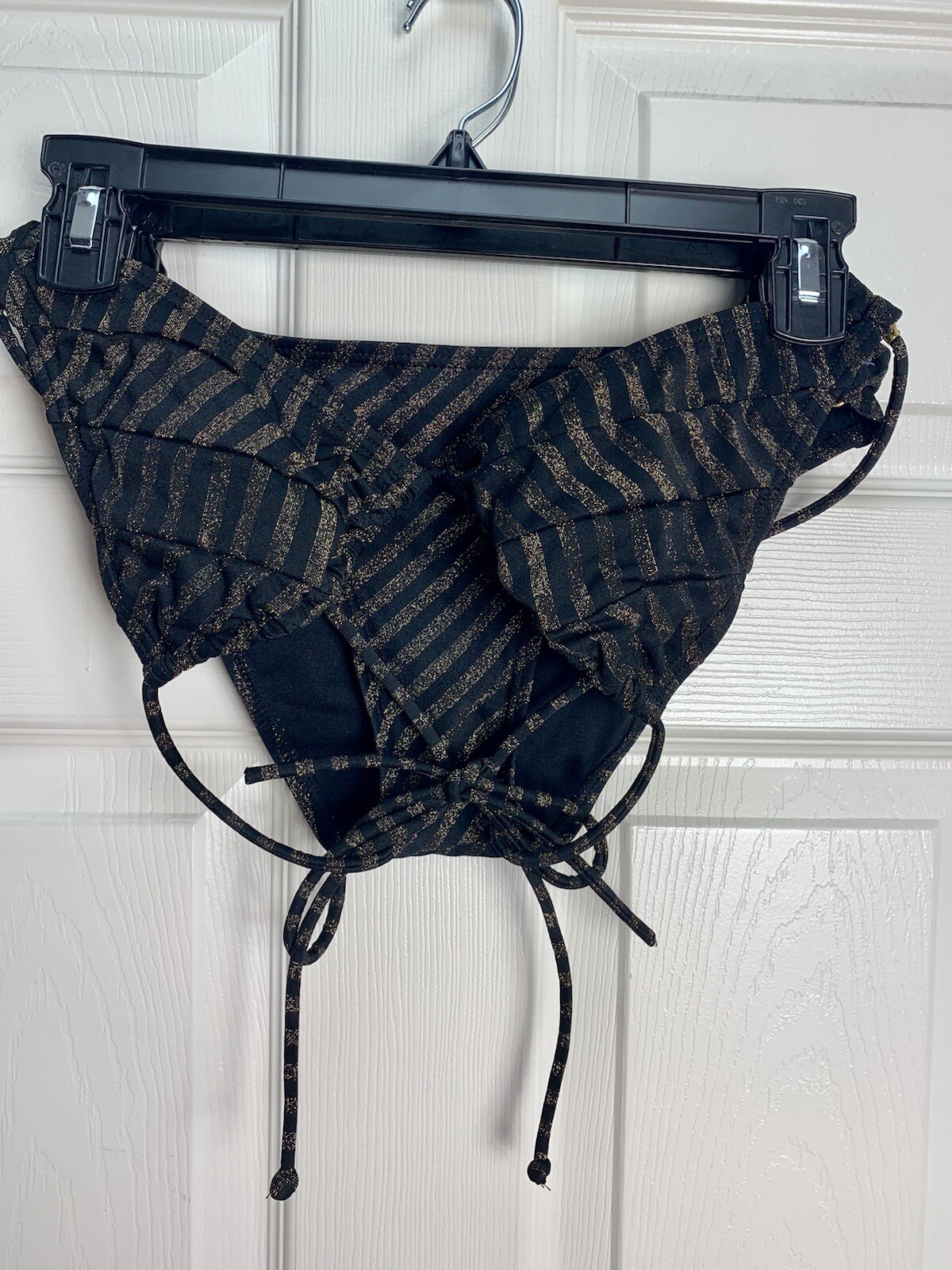 Gossip M Black & Gold String Bikini Two Piece Swimsuit - Gem