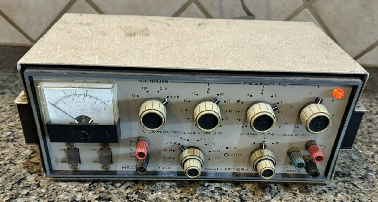 Heathkit IG-18 Sine-Square Audio Generator POWERS ON | eBay