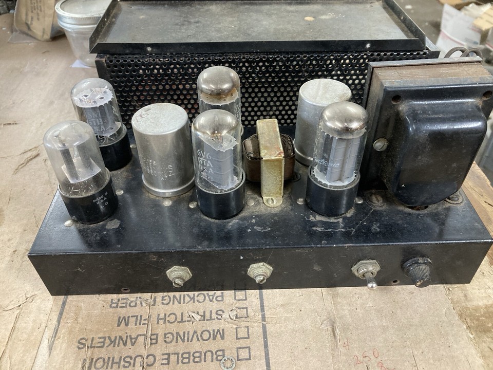 DuKane LA-375A Tube Amp 6V6 | eBay