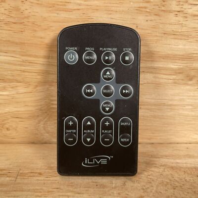 iLive IJ328 Black Wireless iPod Docking Station Karaoke Audio Remote ...