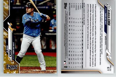 Ji-Man Choi 2020 Topps Gold Star #677 Tampa Bay Rays | eBay