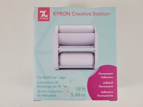 Xyron Creative Station PERMANENT ADHESIVE 3" x 18' Refill Cartridge New ...