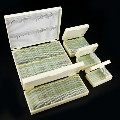 10pcs-200pcs Glass Prepared Microscope Slides Specimen for Lab ...