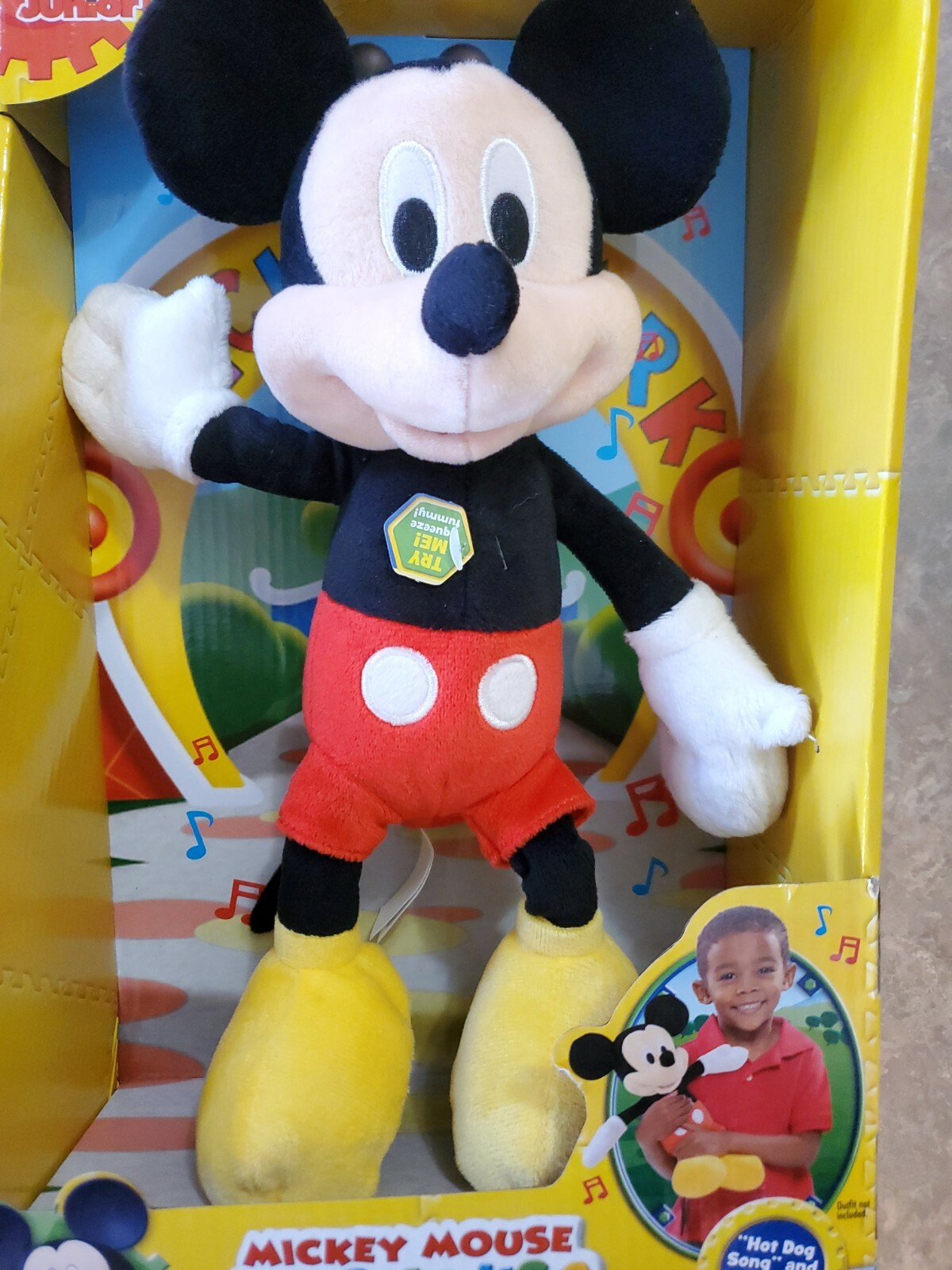 🔥 Disney Mickey ‘Hot Dog Song” 12” Singing Plush Toys 🔥 - NEW | eBay