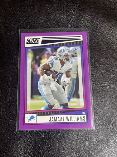 2022 Panini Score Football - JAMAAL WILLIAMS #89 - Purple Parallel ...