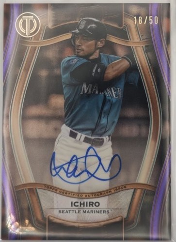 MLB Ichiro 25 Topps Tribute Pillars Of The Game Autographed Card | eBay