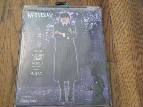 The Addams Family Wednesday Costume Adult Small sizes 2-4 New ...