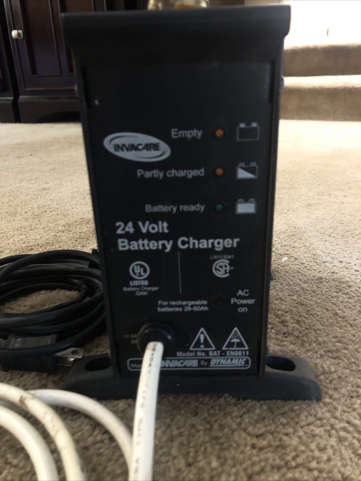 Invacare 24 Volt Battery Charger Model BAT-EN0811 For Wheelchair ...