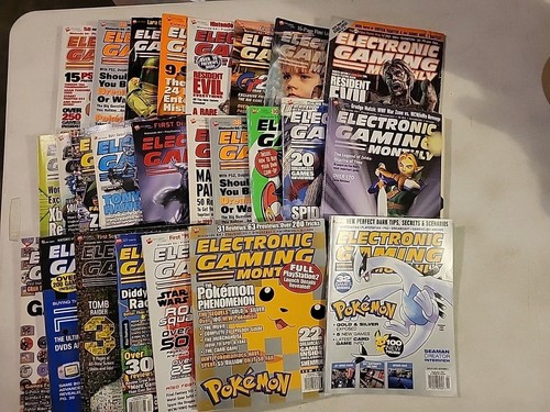 Electronic Gaming Monthly Magazines, Lot Of 25 Pokemon, Zelda, Mario | eBay