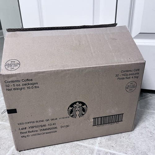 Starbucks Bulk Box Ground Coffee Crafted for Cold | eBay