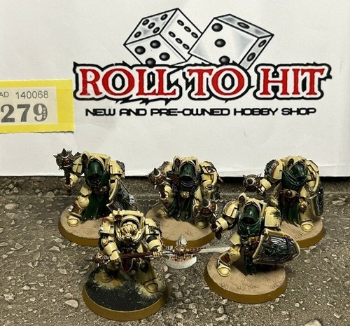 Warhammer 40k Space Marine Dark Angels Deathwing Knights X5 Well ...