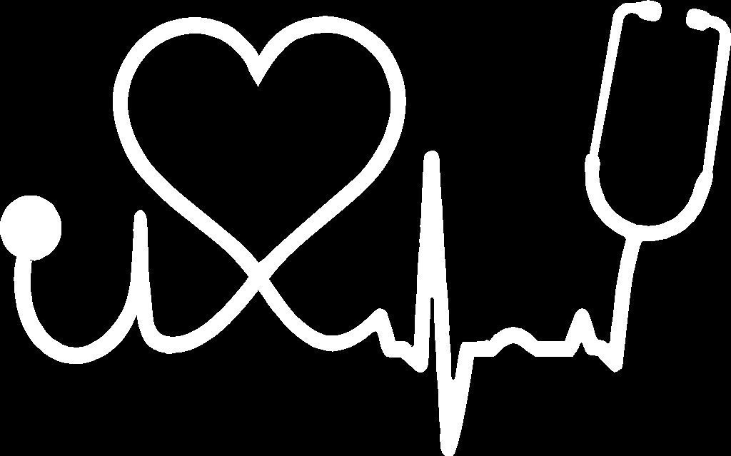 Stethoscope Heart Decal Heart Stethoscope With Personalized Name Vinyl