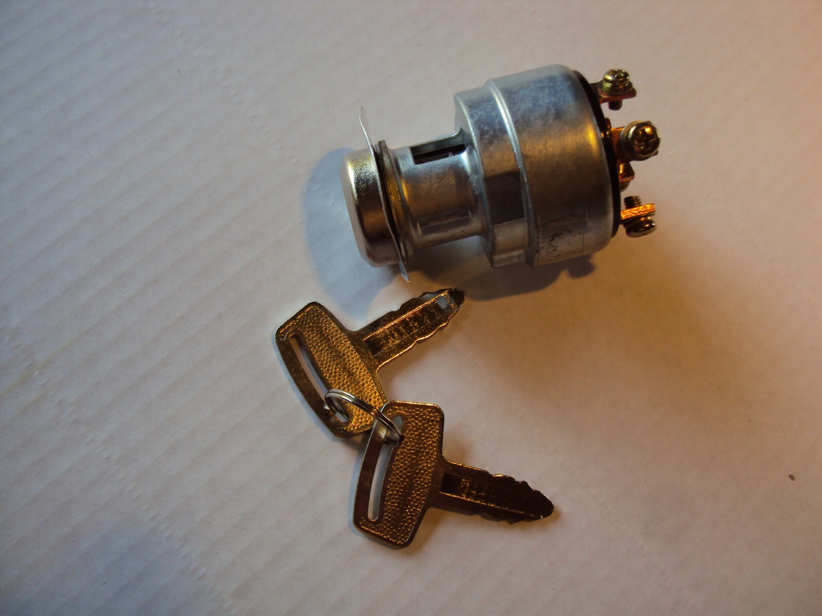 Starter Switch Contact w/2keys Ignition Lock w/5 Wiring Point | eBay