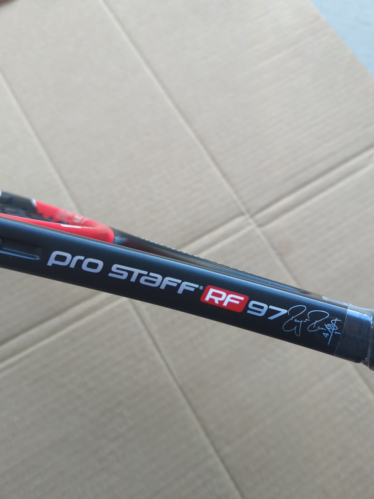 NEW Wilson pro staff Rf 97 12oz Federer 97 16x19 4 1/8 grip Tennis ...