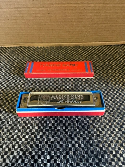 Vintage Marine Band Harmonica 365 Made By Hohner Germany , 56% OFF