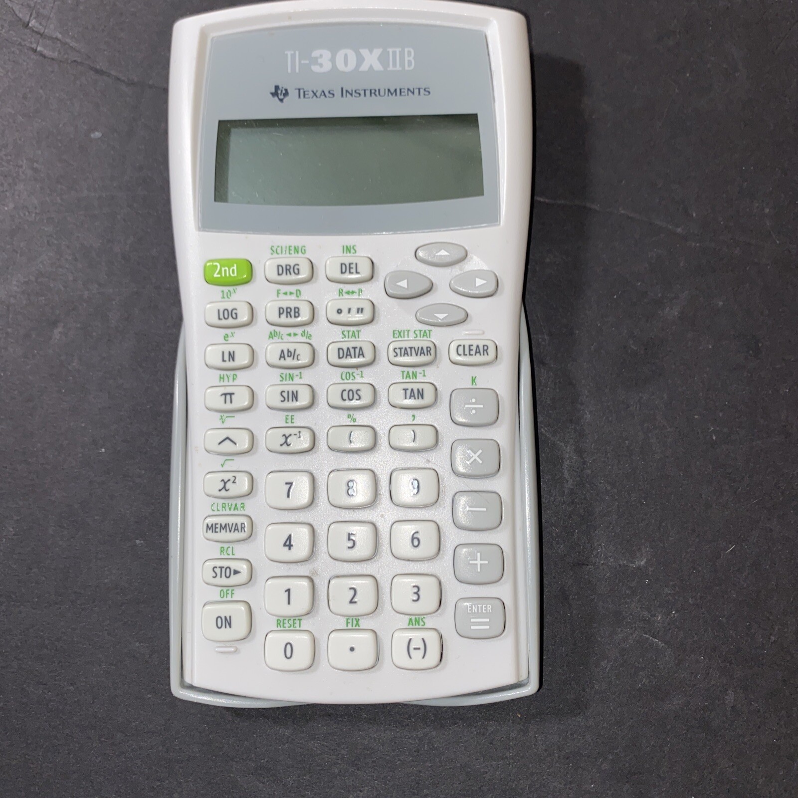 Texas Instruments TI-30X IIB Scientific Calculator White Gray Cover ...