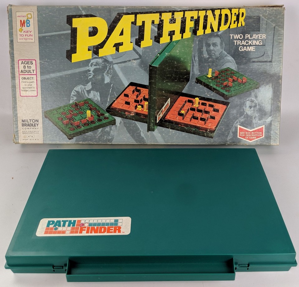 Vintage 1977 PATHFINDER Tracking Board Game, Milton Bradley, Fun Family ...