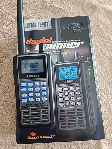 UNIDEN BCD396T TRUNKTRACKER IV APCO 25 Digital Police Handheld Portable ...