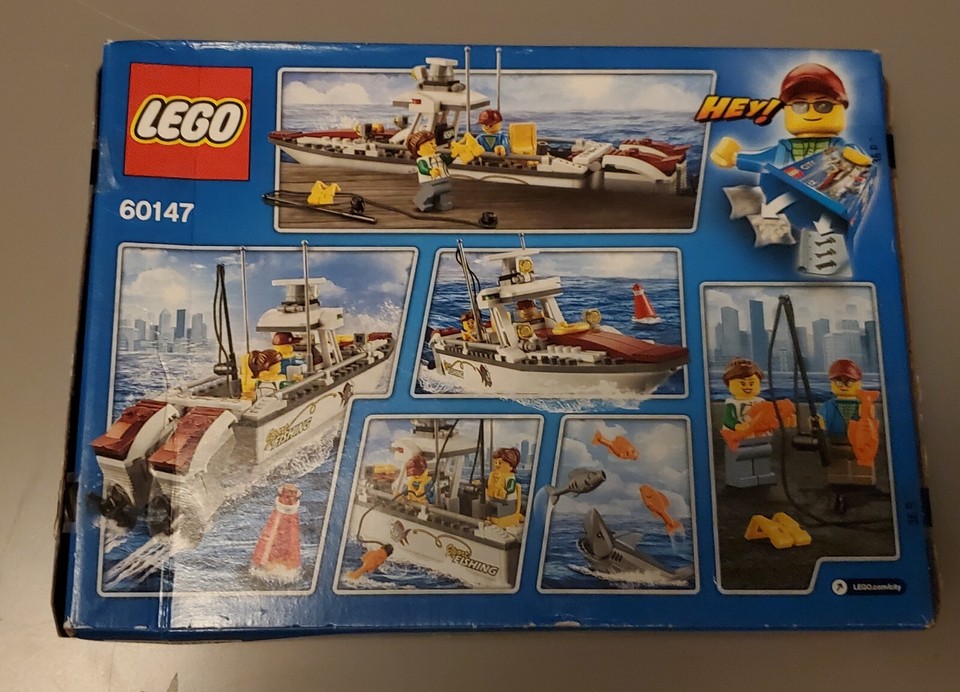 Lego City Fishing Boat Set 60147 NISB Retired | eBay