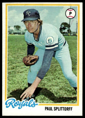 1978 Topps #638 Paul Splittorff | eBay