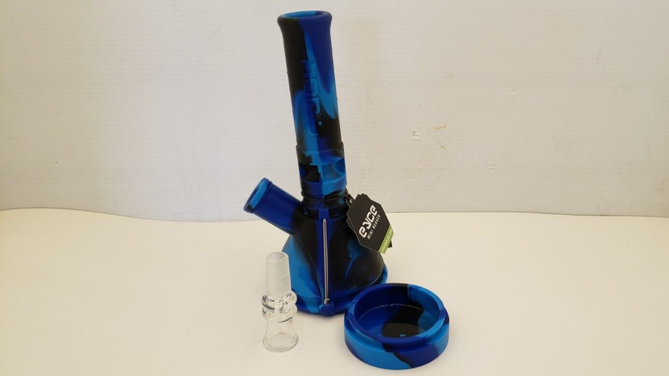 EYCE WINTER SILICONE MINI BEAKER WATER PIPE, BUILT IN STASH JAR & MINI ...