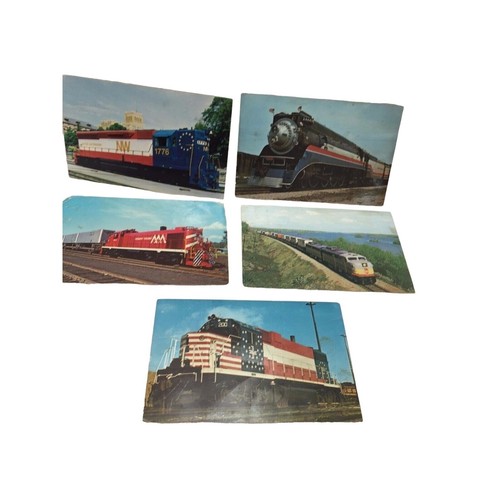 Lot of 5 Vintage Railroad Train Postcards Rail Road Postcard 22521 | eBay