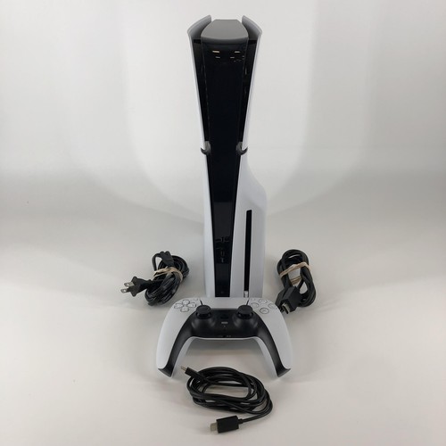 Sony PlayStation 5 Slim Disc Edition Console White 1TB - Excellent w ...