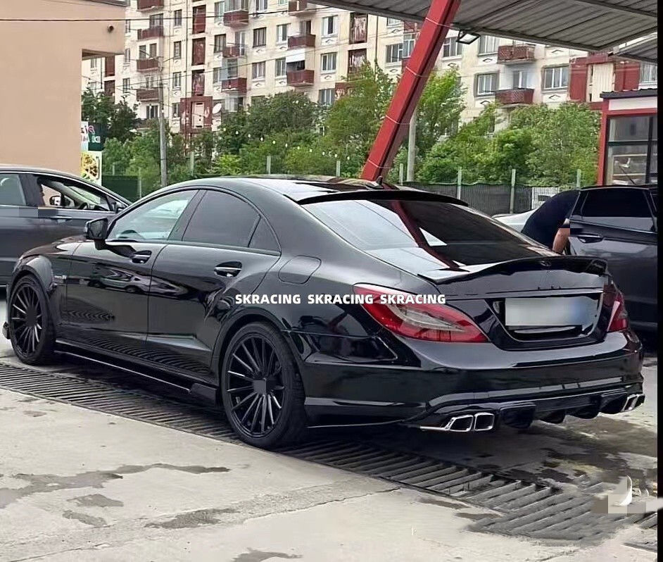 Gloss Black Rear Trunk Spoiler Wing Fits 2012-2018 Benz CLS Class W218 ...