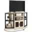 Corner TV Stand with Power Outlet Entertainment Center Cabinet Media ...