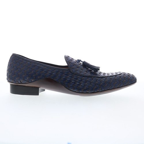 Mezlan Torino 21537 Mens Blue Leather Loafers & Slip Ons Tasseled Shoes ...