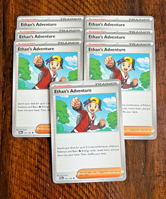 LOT x7 - #165 Ethan's Adventure Pokemon TCG S&V Destined Rivals ...