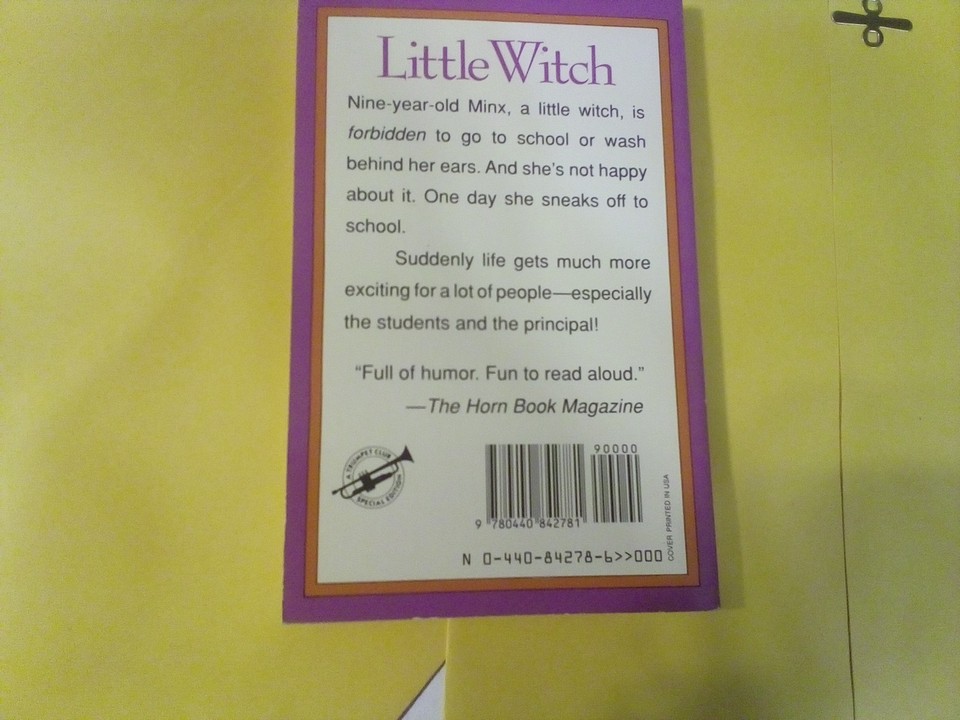 Anna Elizabeth Bennet,Little Witch, Paperback Book October 1990. VG ...