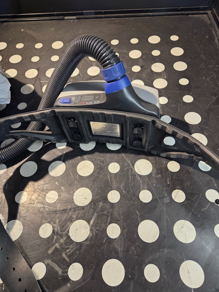 3M Versaflo M-400 Helmet, white neck cape, respirator cartridge & hose only PAPR | eBay