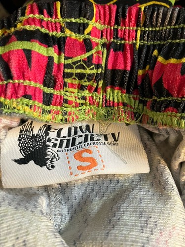 Flow Society Authentic Lacrosse Gear Shorts Adult Small Athletic Racoon ...