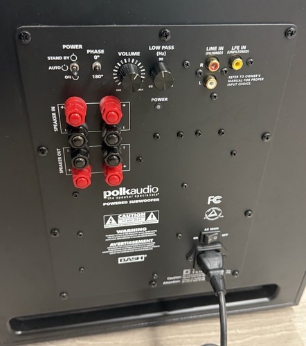 Polk PSW505 Powered Subwoofer for sale online | eBay