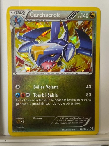 Carchacrok 91/124 Holo N&B Dragons Exaltés carte Pokémon FR | eBay