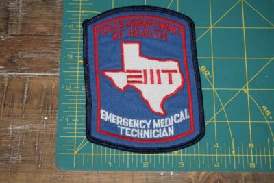 TEXAS DEPARTMENT OF HEALTH EMT PATCH (382) | eBay