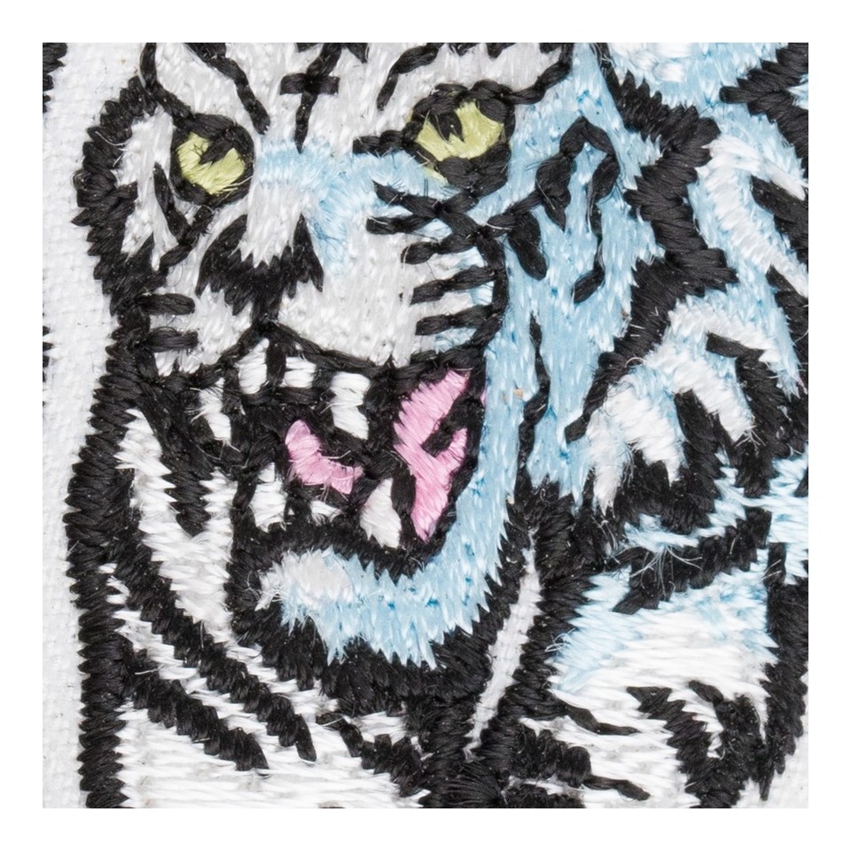Walking White Tiger Patch, Tiger & Animal Patches | eBay