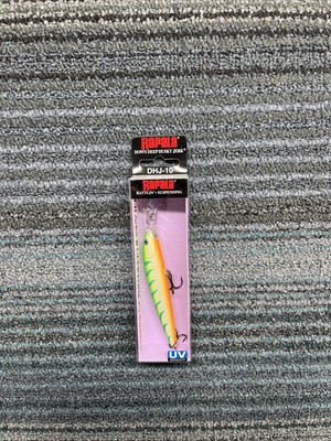 Rapala Down Deep Husky Jerk DHJ-10 Green Tiger UV Suspending Rattle 3 ...