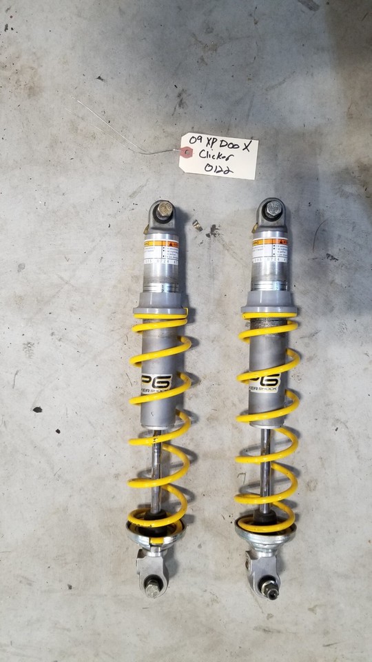 Skidoo HPG X Front Ski Shocks Spring 800r XS XP 600 Etec Clicker Doo ...