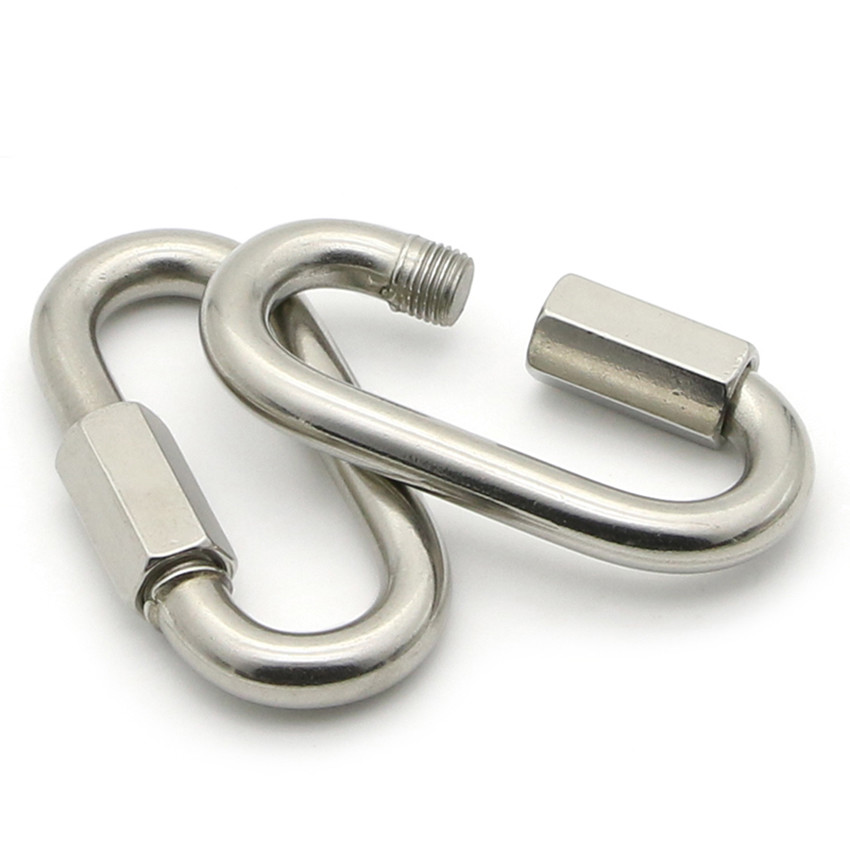 3.5mm to 12mm Quick Link Screw Lock Chain Fastener Hook Carabine ...