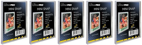 Ultra Pro UV Mini Snap Card Holder for Standard Size Cards - 5 Pack | eBay
