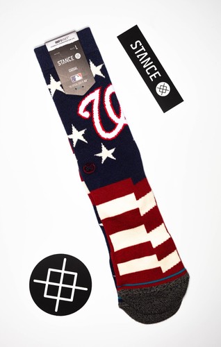 Stance x MLB Washington Nationals Socks 'Brigade DC 2' | L | Crew | NWT ...