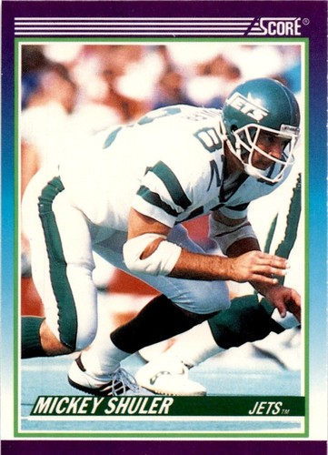 1990 Score Mickey Shuler New York Jets #467 | eBay