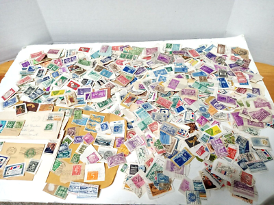 LARGE LOT OF US (few foreign) POSTAGE STAMPS USED | eBay