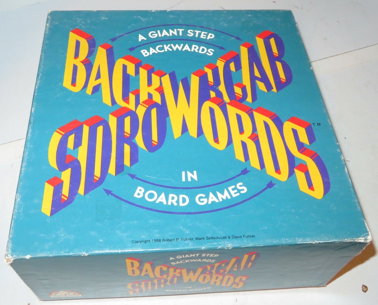 Board Game Backwards A Giant Step Vintage Retro Random House Word ...