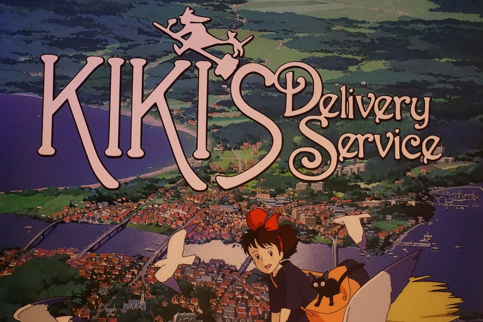 Kiki's Delivery Service Walt Disney Animated Anime Movie Poster 24X36 ...