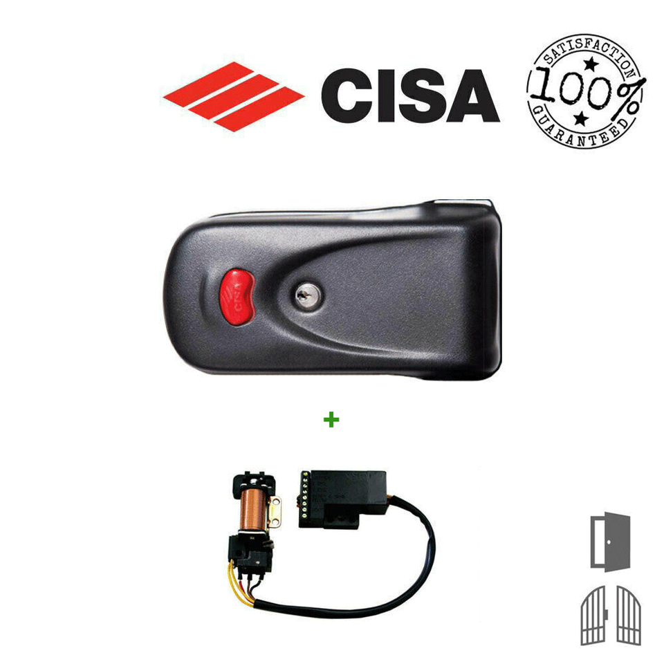 Cisa Elettrika Electric Lock Kit With Button Art. 1A630 C/ Booster ...
