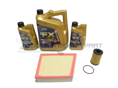 Range Rover Velar D180 D240 16-20 Oil And Air Filter + 7LT 0w30 Engine ...